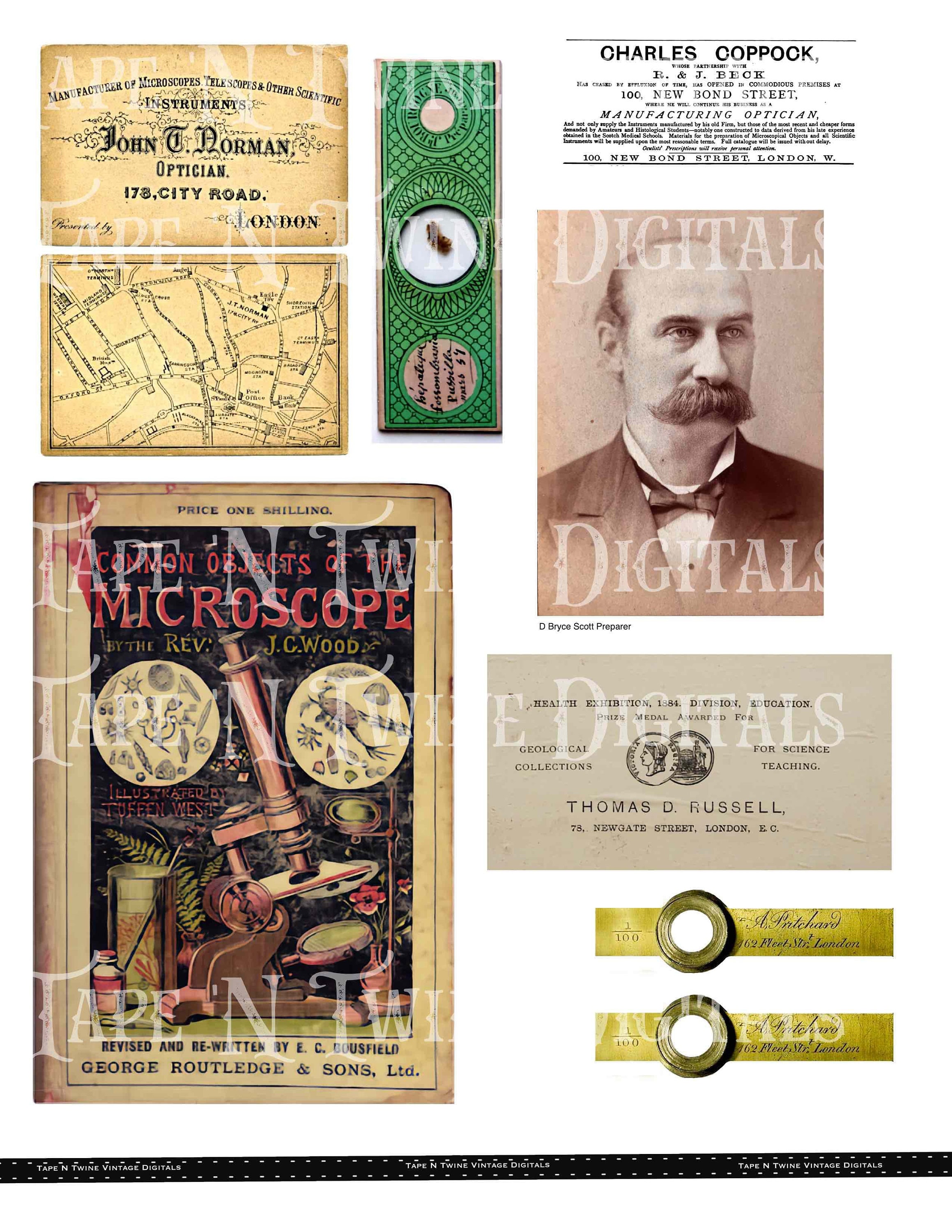 Under the Microscope Junk Journal DIGITAL KIT / Victorian - Etsy Ireland