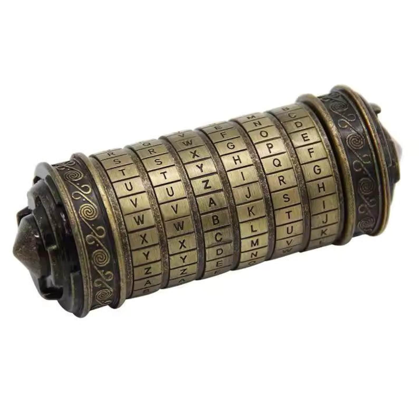 Da Vinci Code Cryptex – Puzzle Box, Hidden Compartment Anniversary Gift ...