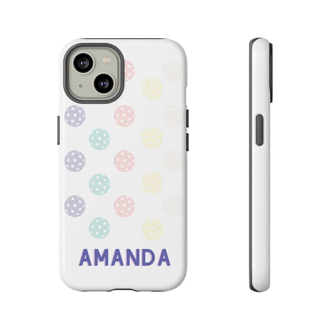 Pickleball Gift for Her - Paddle Phone Case - Custom Personalised Name ...