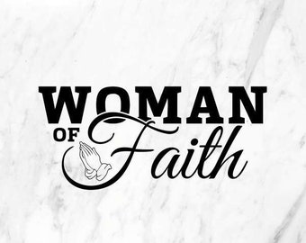 Woman of Faith Png - Etsy