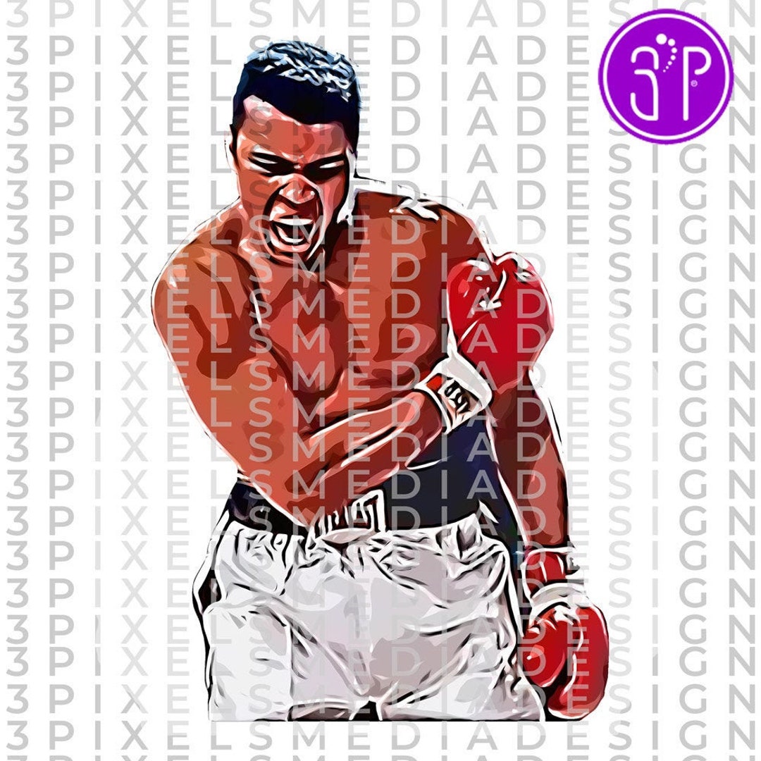Instant Digital Download | Muhammad Ali PNG | Sublimation | Digital ...