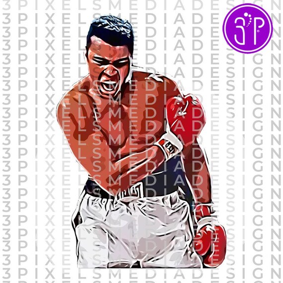 Instant Digital Download Muhammad Ali PNG Sublimation - Etsy