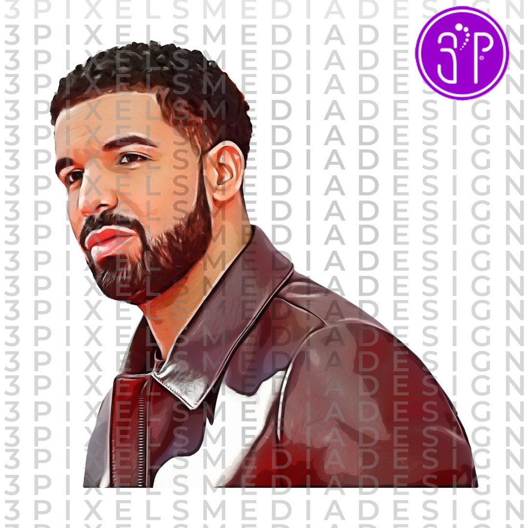 Instant Digital Download | Drake PNG | Sublimation | Digital Painting ...