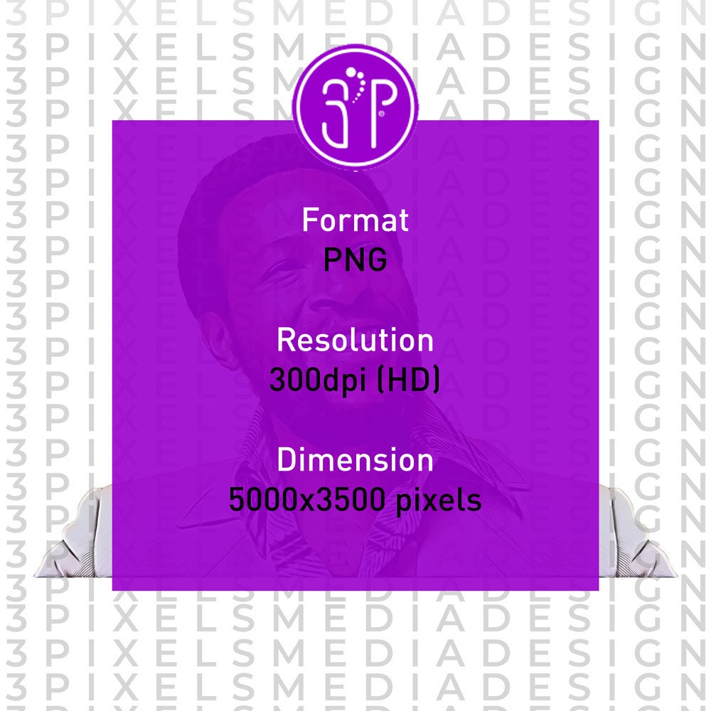 Instant Digital Download | Marvin Gaye PNG | Sublimation | Digital ...