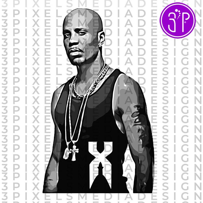 DMX PNG V3 | Instant Digital Download | Earl Simmons Png | Sublimation ...