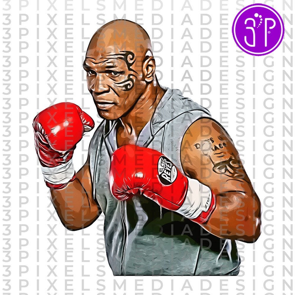 Instant Digital Download | Mike Tyson PNG | Sublimation | Digital ...