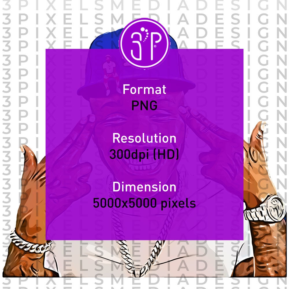 Instant Digital Download | Dababy PNG | Sublimation | Digital Painting ...