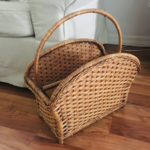 Woven Wicker Basket - Etsy