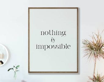 Dreams Come True Poster | Motivational Wall Art | Typography Style Art ...