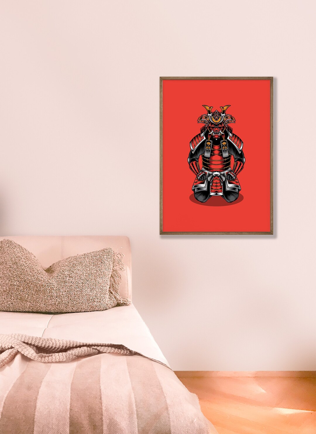 Resting Samurai Poster | Drawing Art | Minimalist Art | Trendy Poster ...