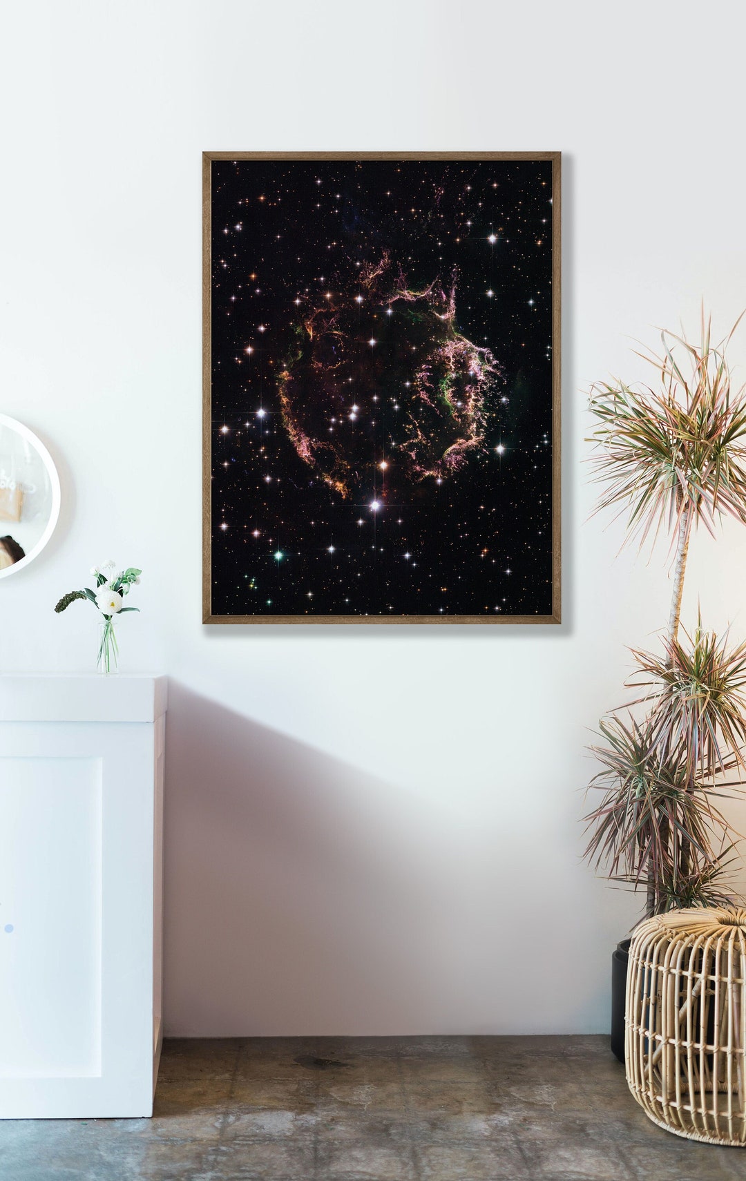 The Colorful Aftermath of a Violent Stellar Death Poster | Wall Art ...
