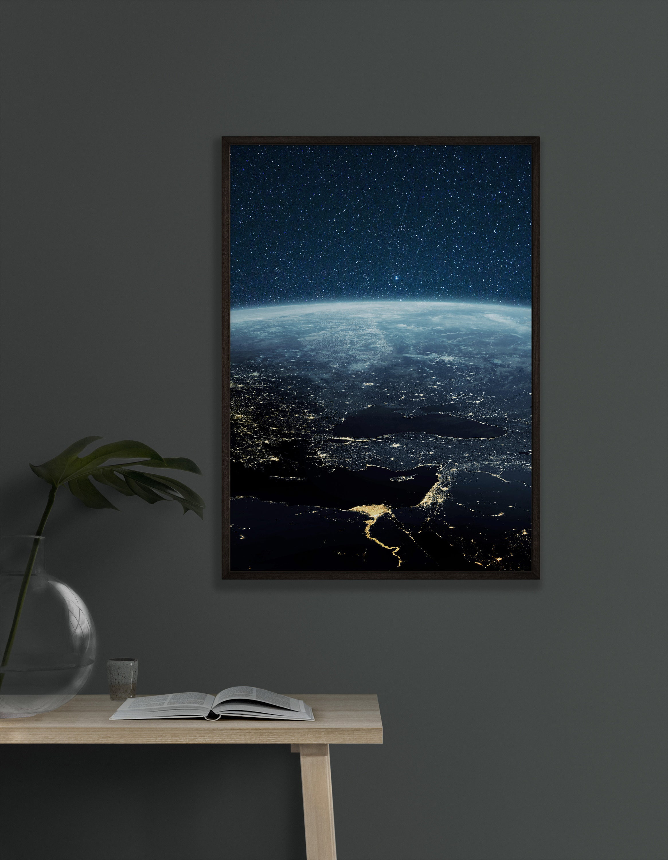 Earth From Space Poster Space Gal Poster Trendy Wall Art Earth Space ...