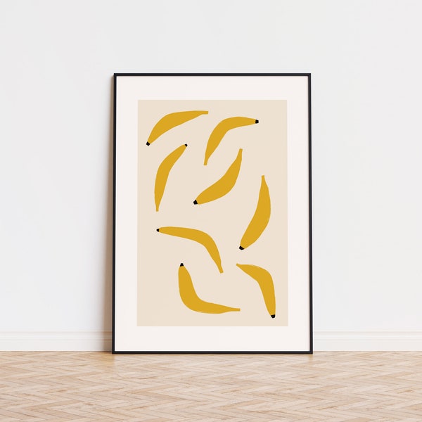 Banana Print - Etsy
