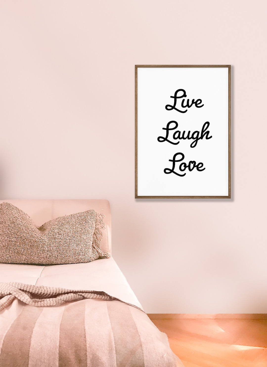 Live Laugh Love Poster | Quote Art | Trendy Wall Art | Trendy Poster ...