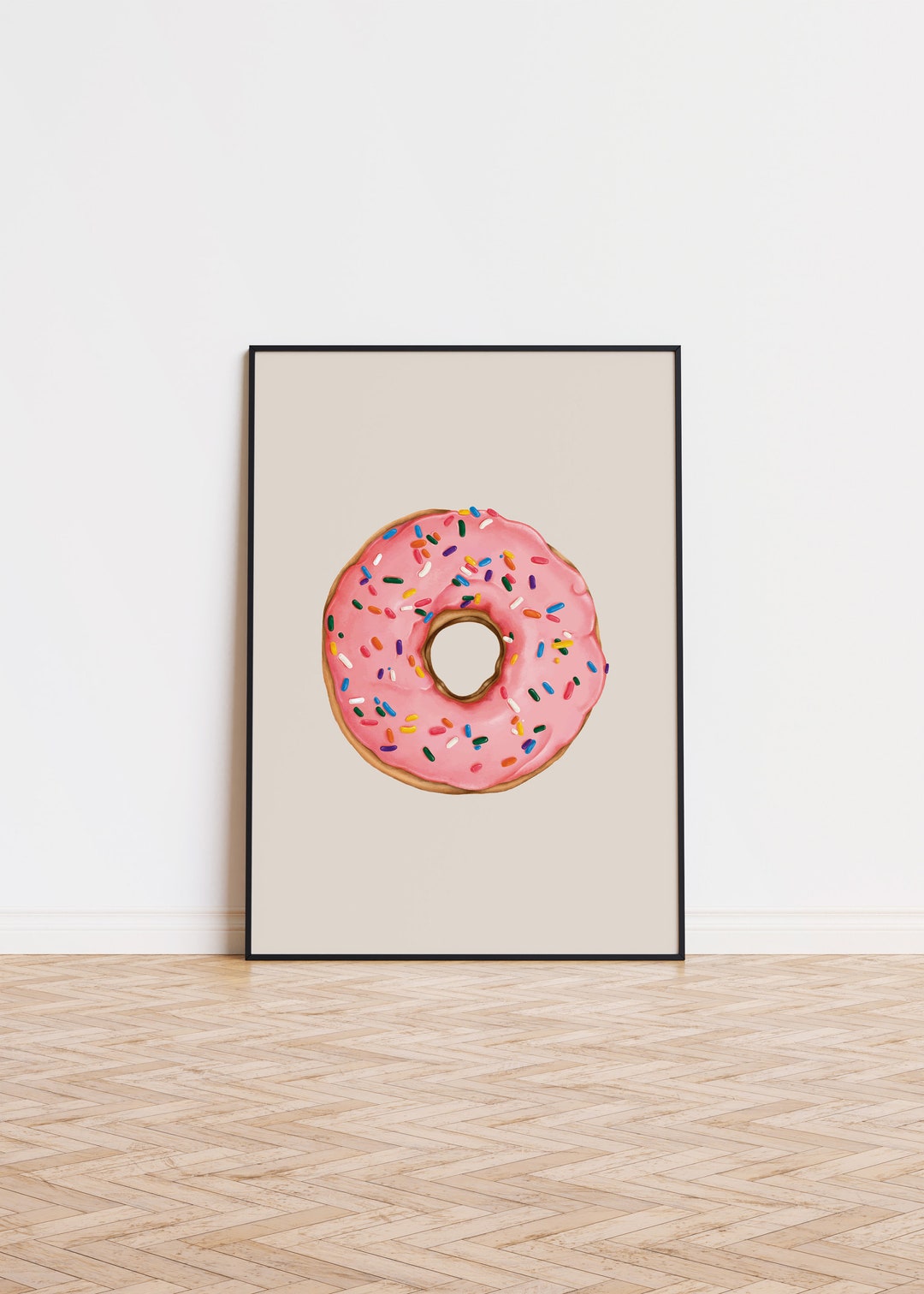 Donut Poster | Donut Wall Art | Donut Art | Donut Printed Poster - Etsy