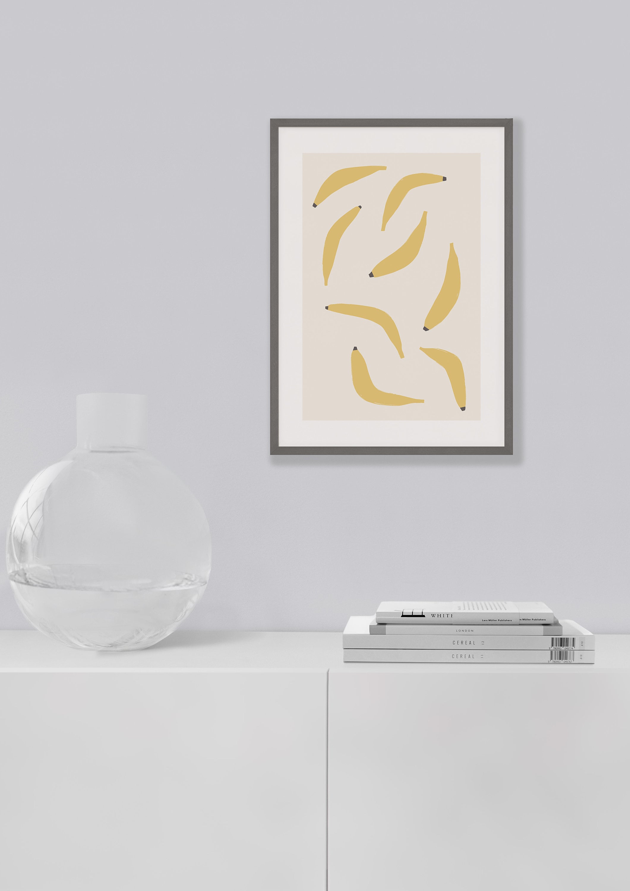 Banana Poster Banana Wall Art Banana Art Banana Printed Poster - Etsy