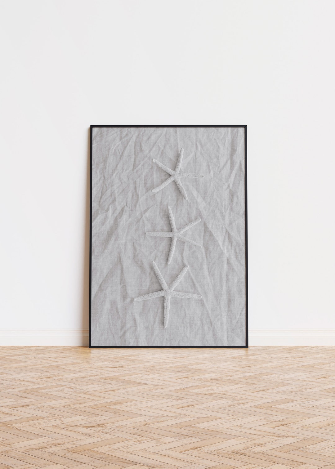 White Sea Stars Poster | White Sea Stars Wall Art | White Sea Stars Art ...