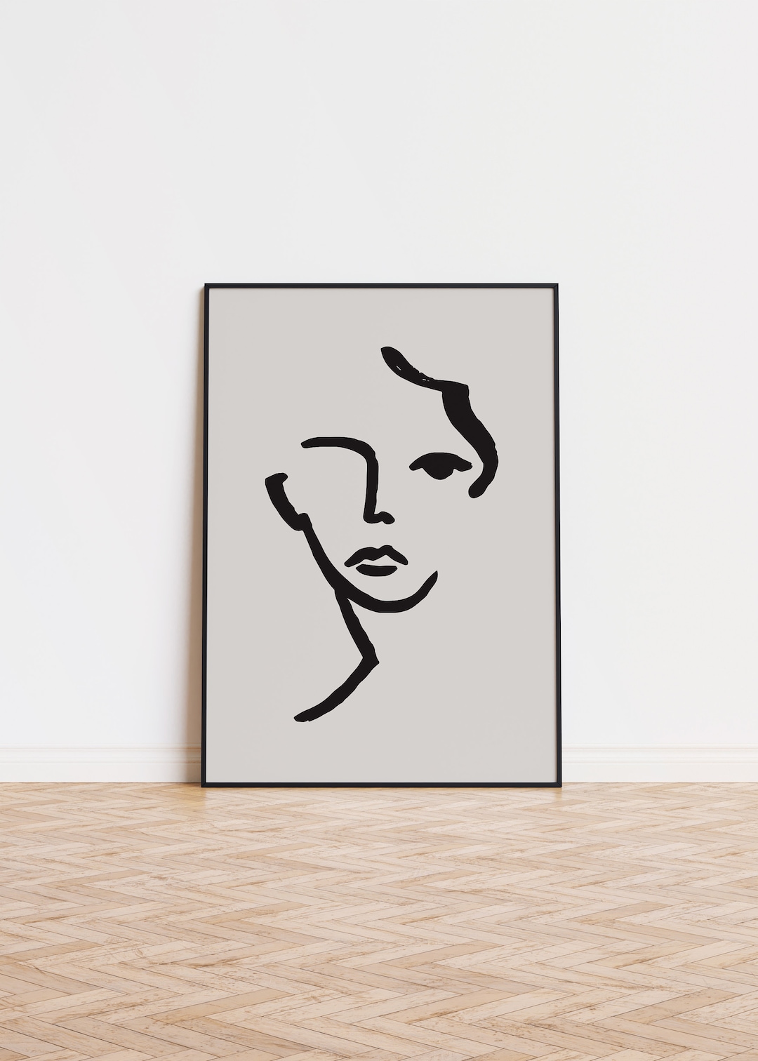 Face Art Poster | Face Wall Art | Face Art | Face Printed Poster - Etsy