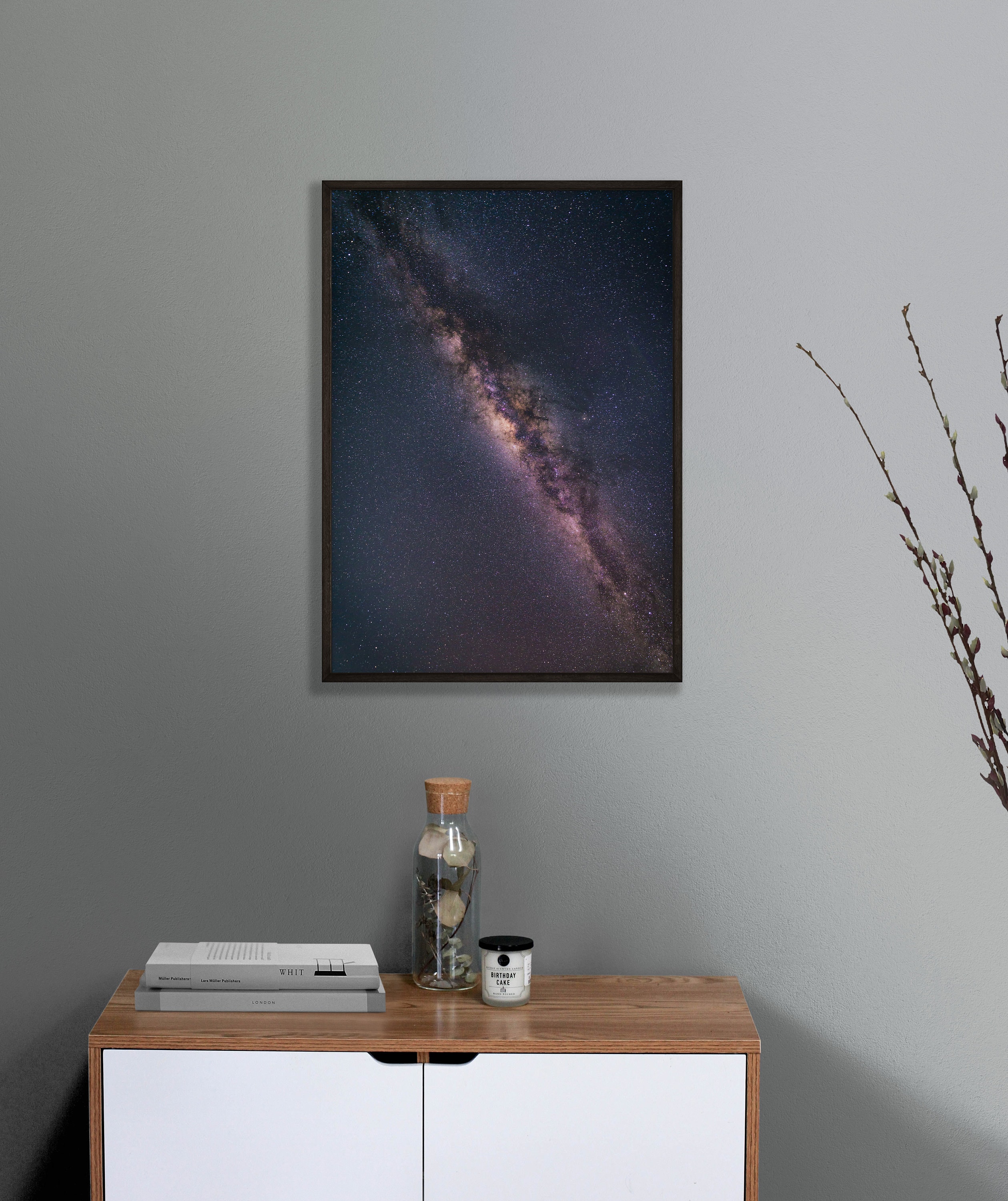 Milky Way Galaxy Poster | Milky Way Galaxy Wall Art | Trendy Wall Art ...