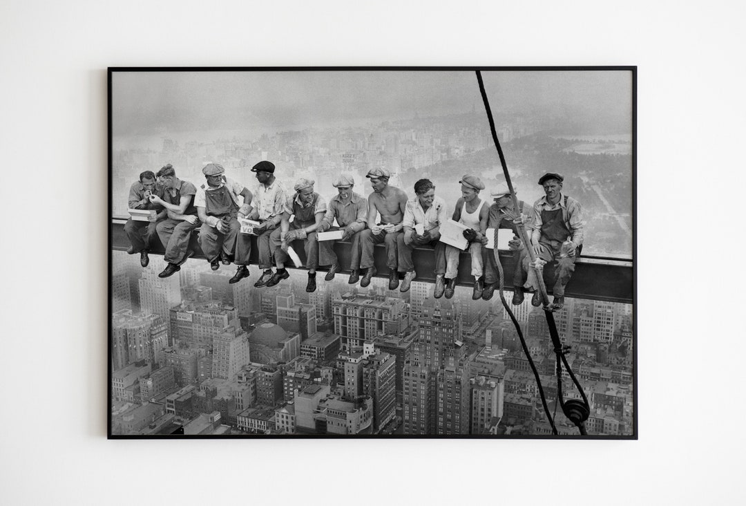 Lunch Atop a Skyscraper 1932 Poster | Historical Picture | Photograhy ...