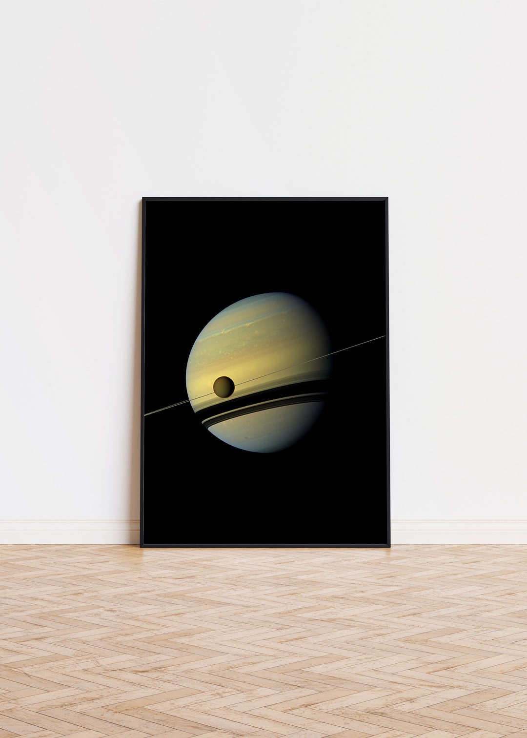 Saturn's Moon Poster | Saturn's Moon Wall Art | Trendy Wall Art ...