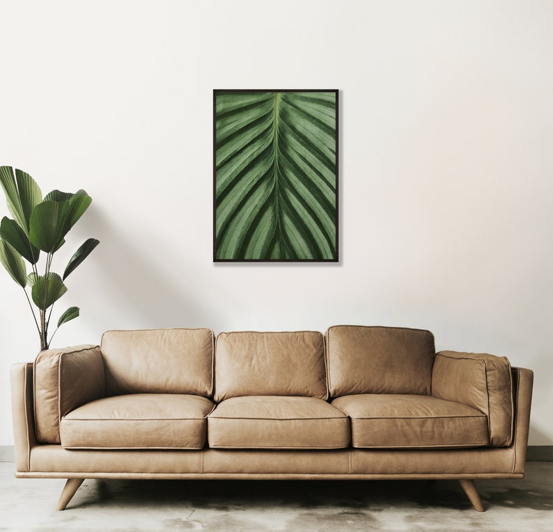Bright Green Leaf Poster | Bright Green Leaf Wall Art | Bright Green ...