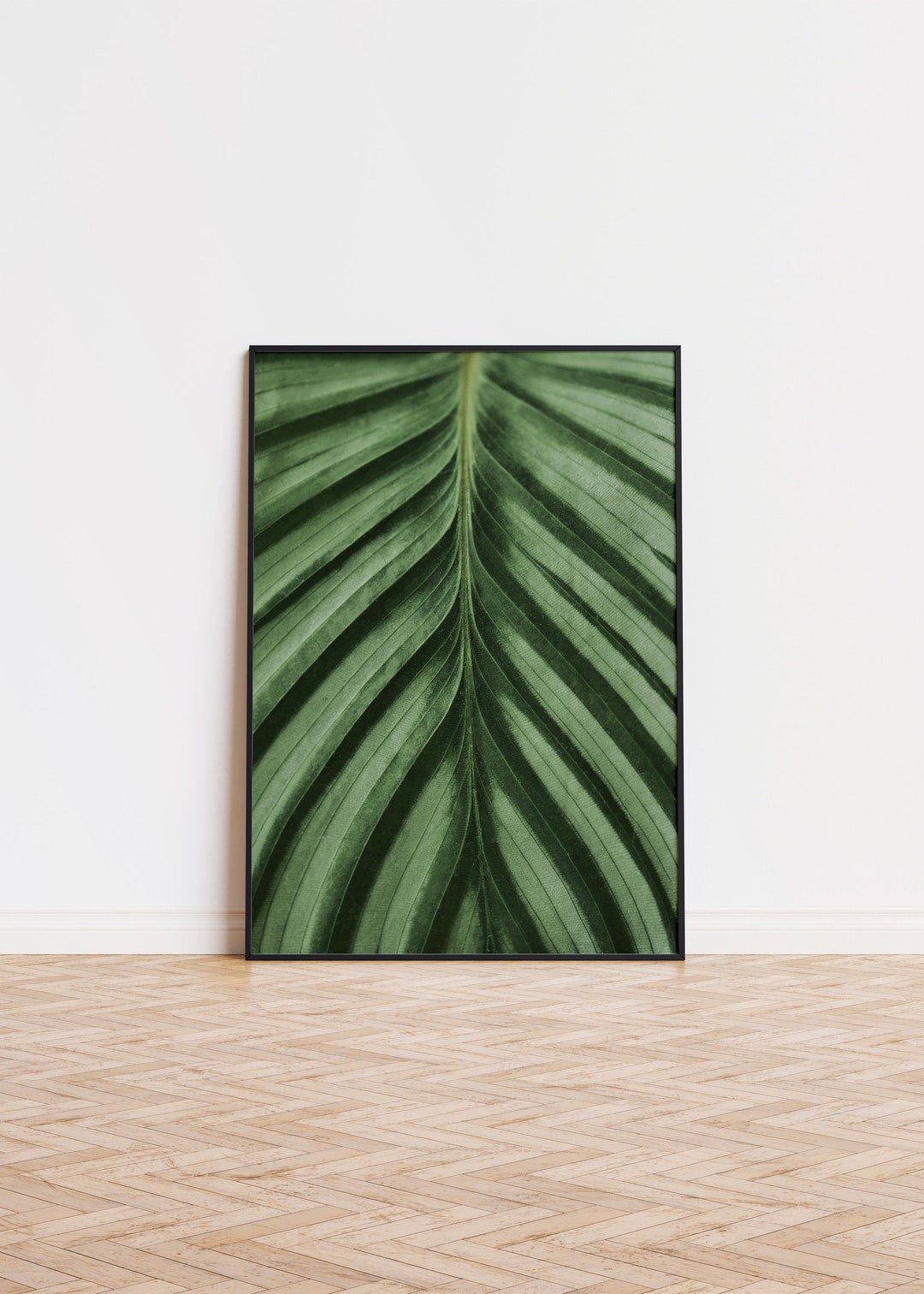 Bright Green Leaf Poster | Bright Green Leaf Wall Art | Bright Green ...