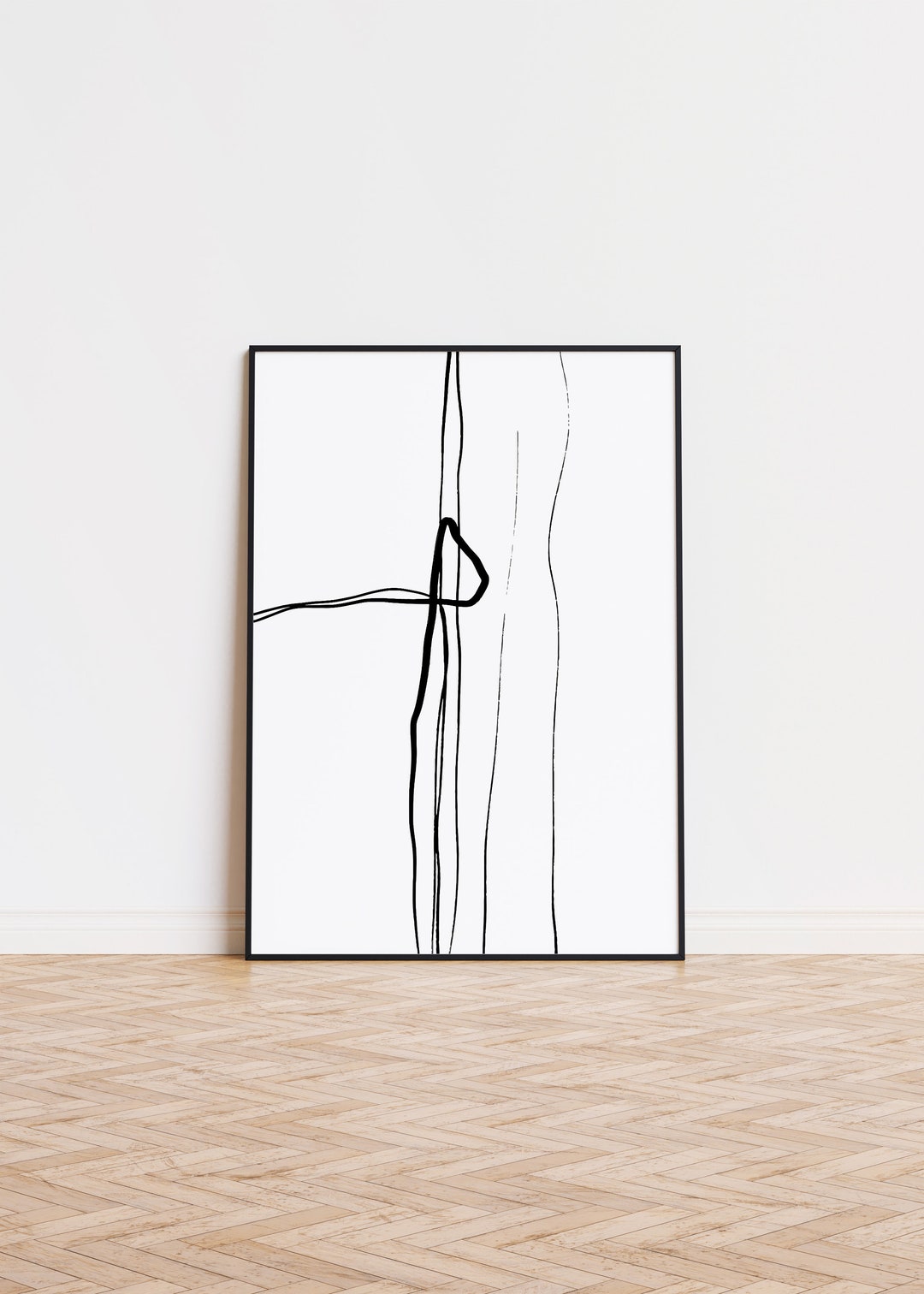 Black Lines Poster | Black Lines Wall Art | Black Lines Forms Art ...