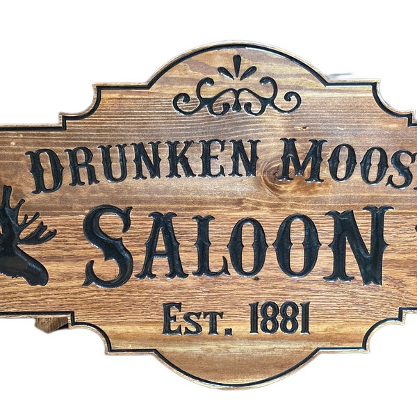 Saloon Sign - Etsy