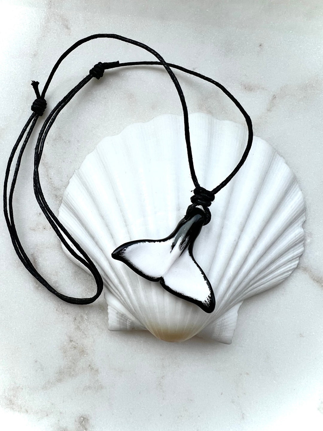 Orca Tail Pendant - Custom Orca Whale Name - Etsy
