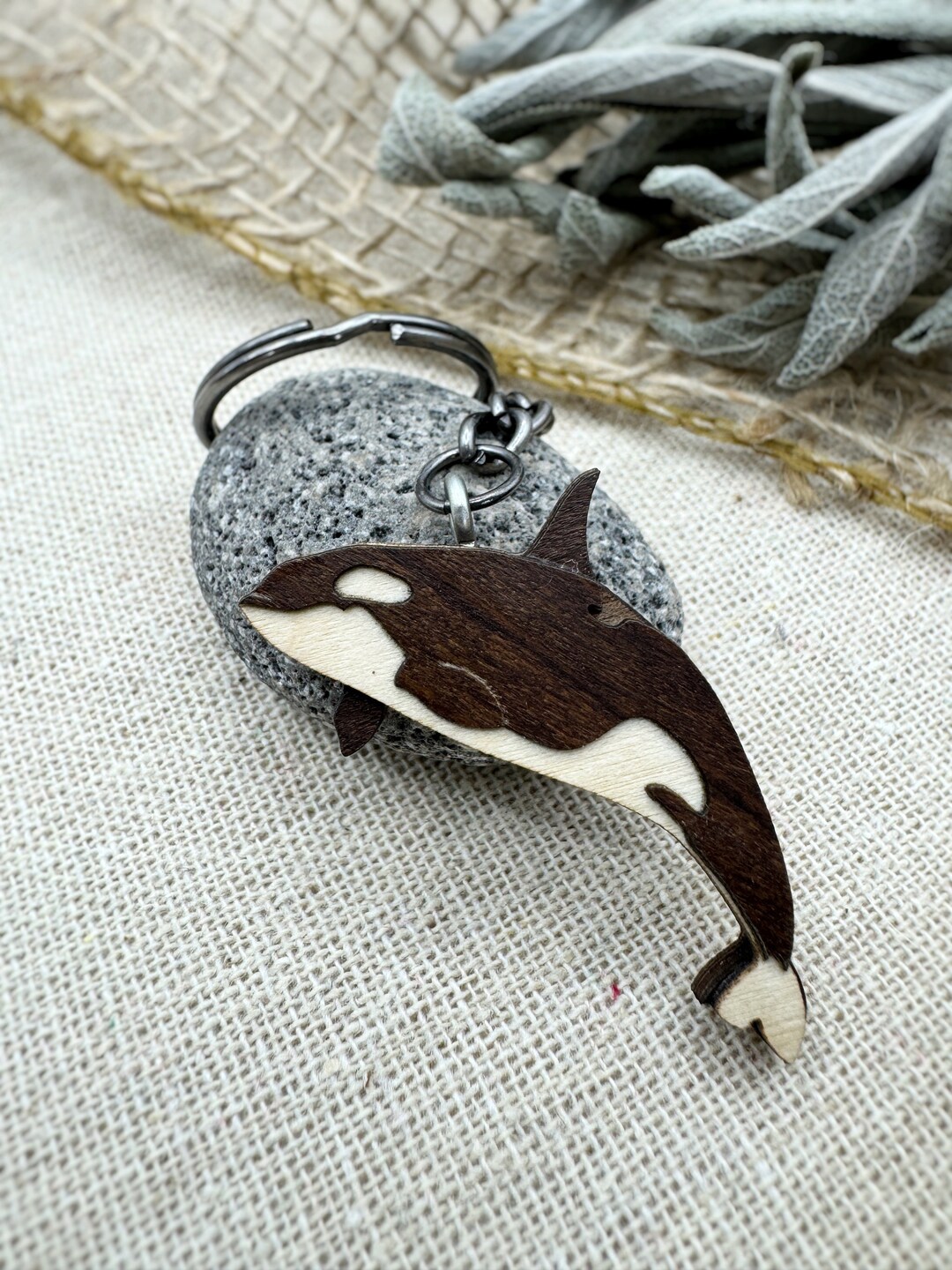 Orca Keyring - Etsy