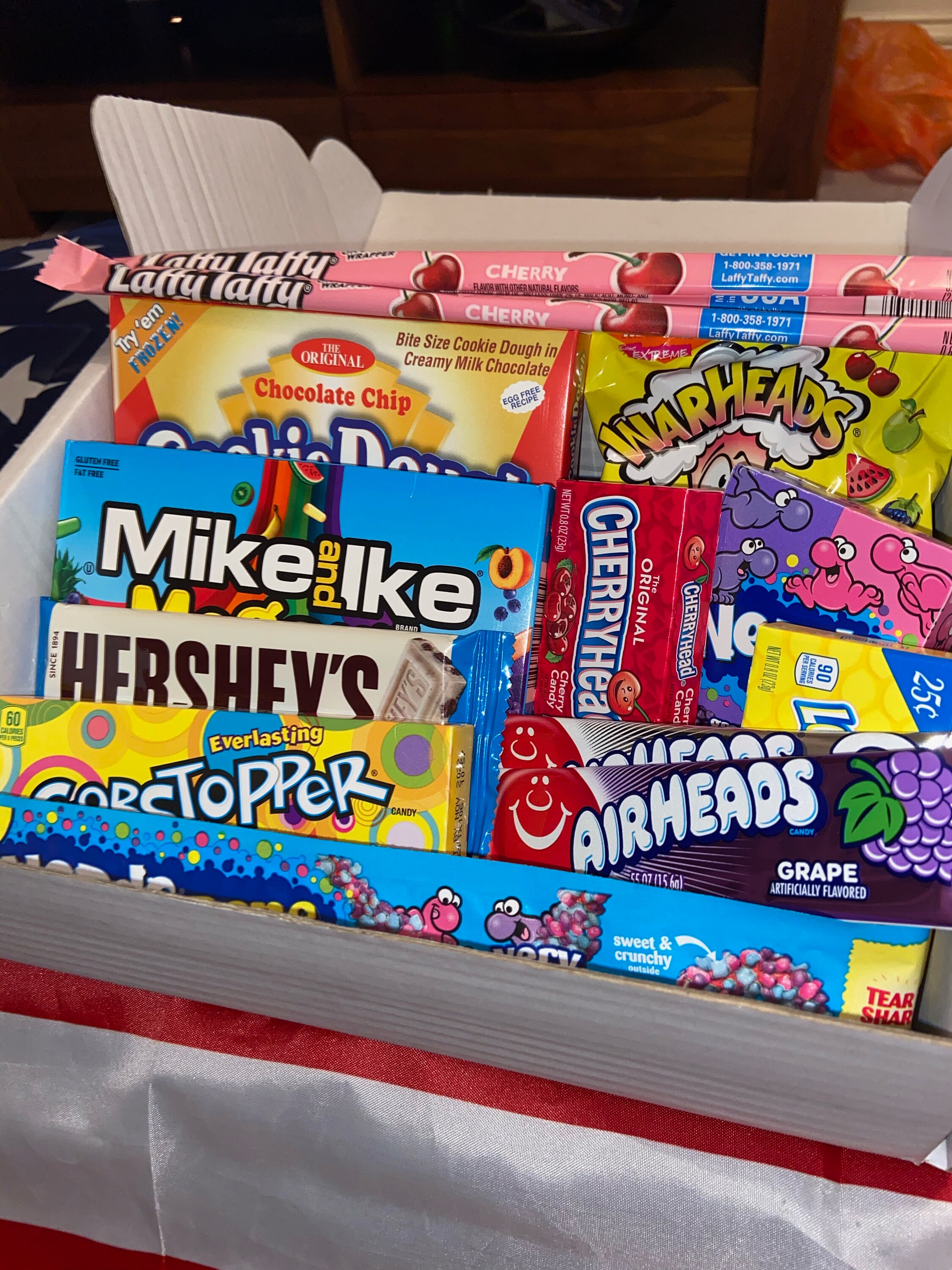 American Sweets Mixed Box/usa Jumbo Medium American Hamper - Etsy