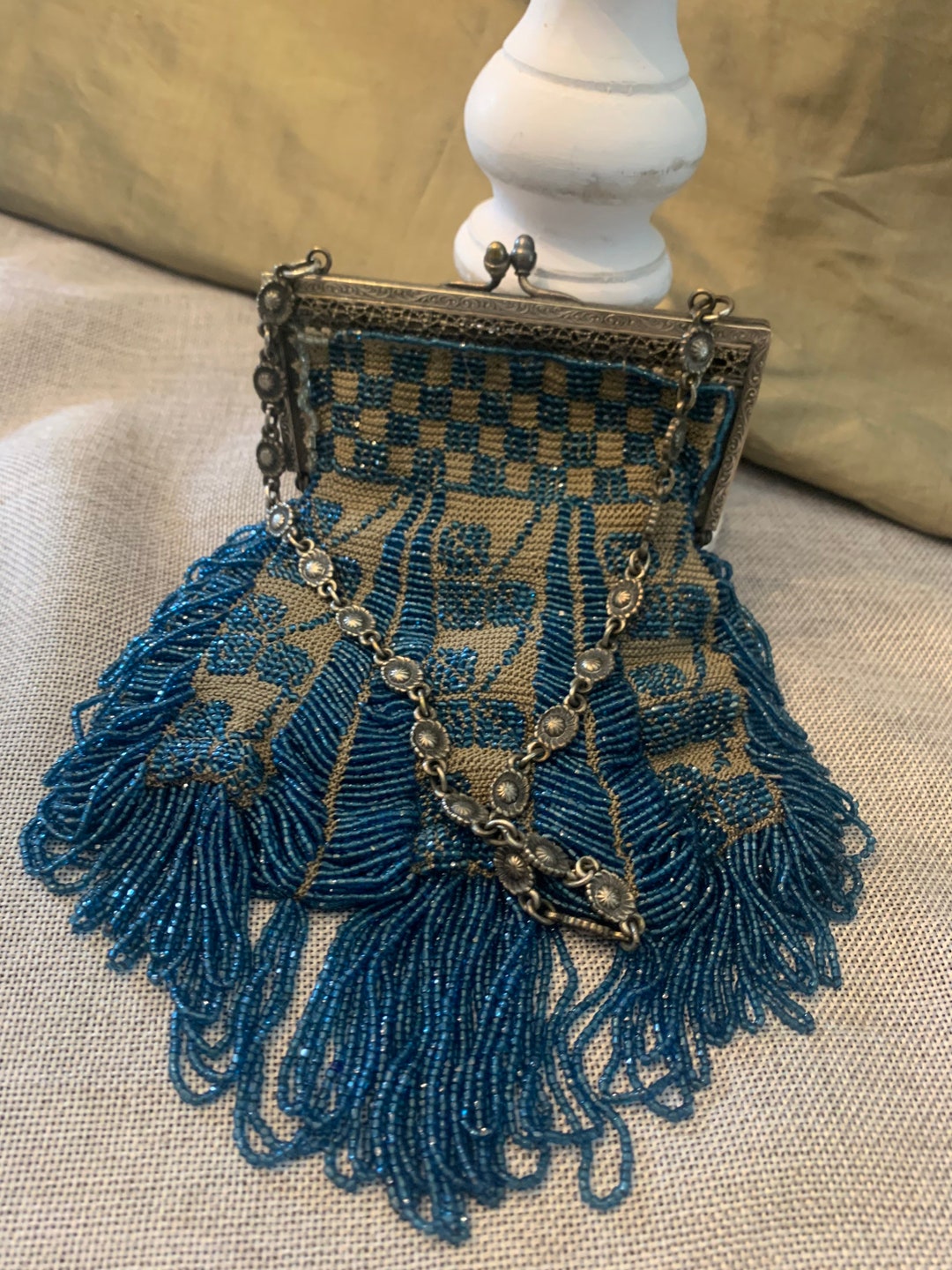 Handmade Late 1800s Beaded Purse - Etsy