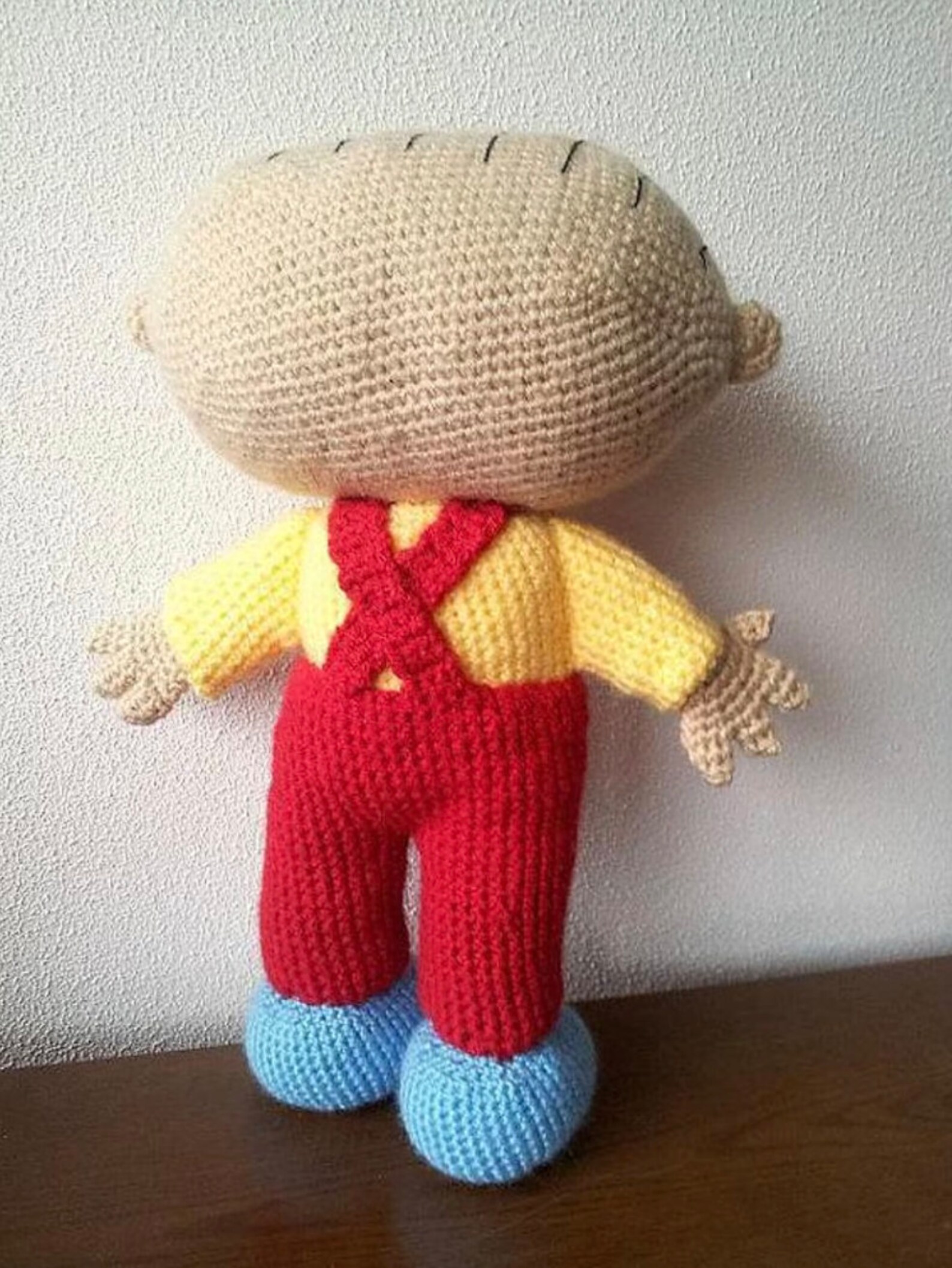 Stewie From the Family Guy Crochet Pattern - Beginner Level - Etsy