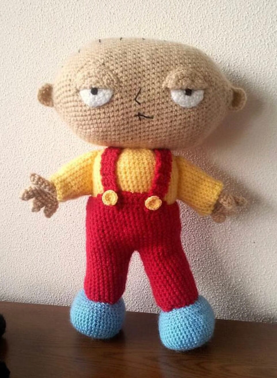Stewie From the Family Guy Crochet Pattern - Beginner Level - Etsy