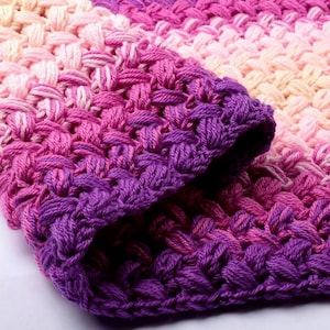 Ombre Blanket Crochet Pattern - Beginner Level - Etsy