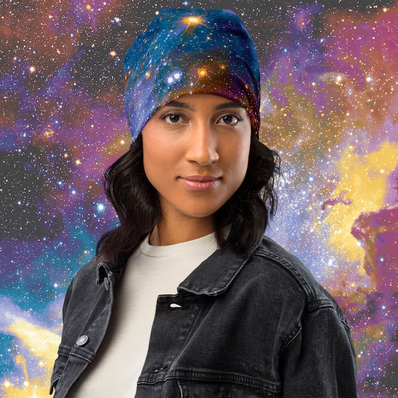 Galaxy Print Beanie