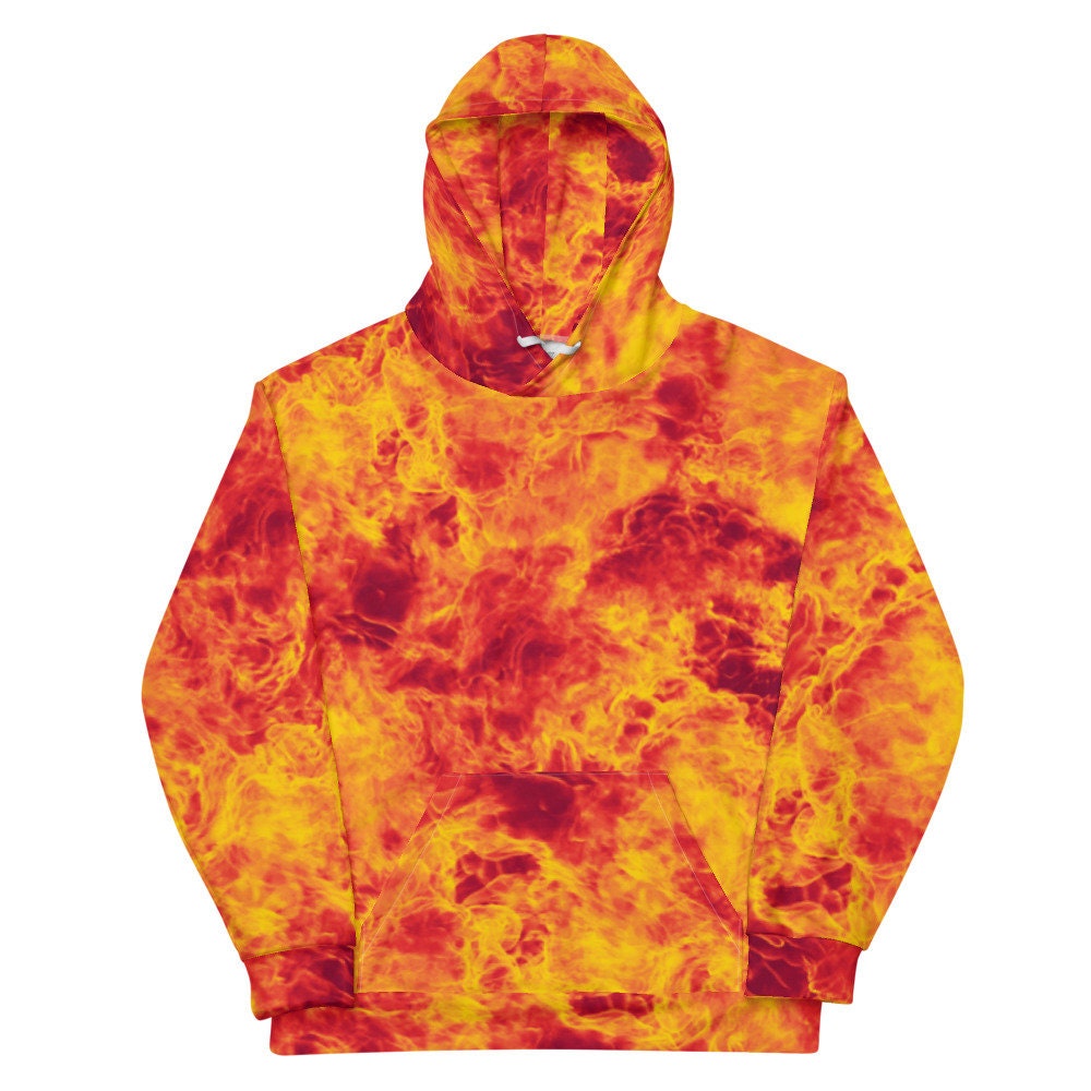Inferno Red Hot Fire Flame Texture All Over Print Athletic Casual Sport ...