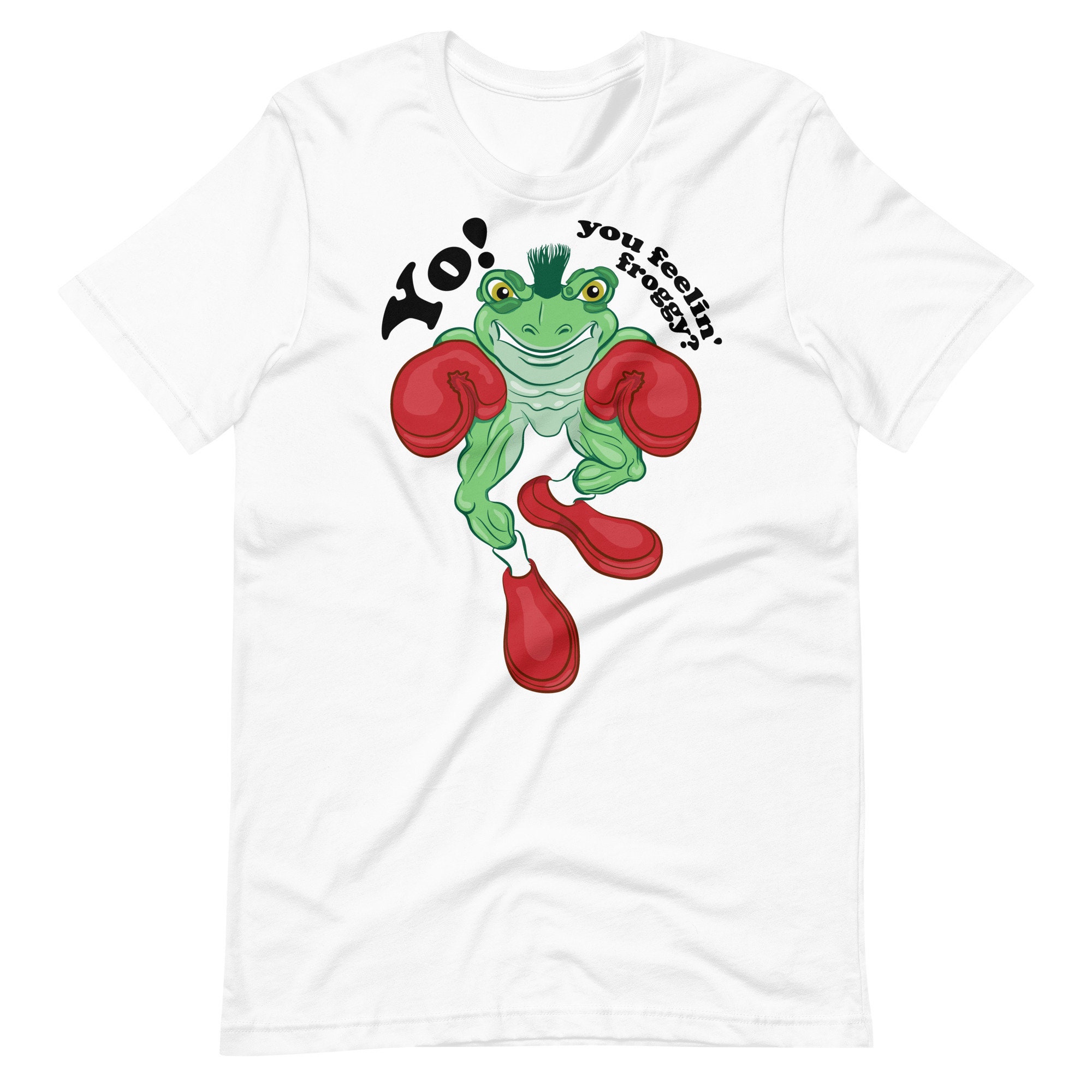 Leaping Frog Toad Boxing Fight Shirt Sarcastic Crazy Fun Funny ...