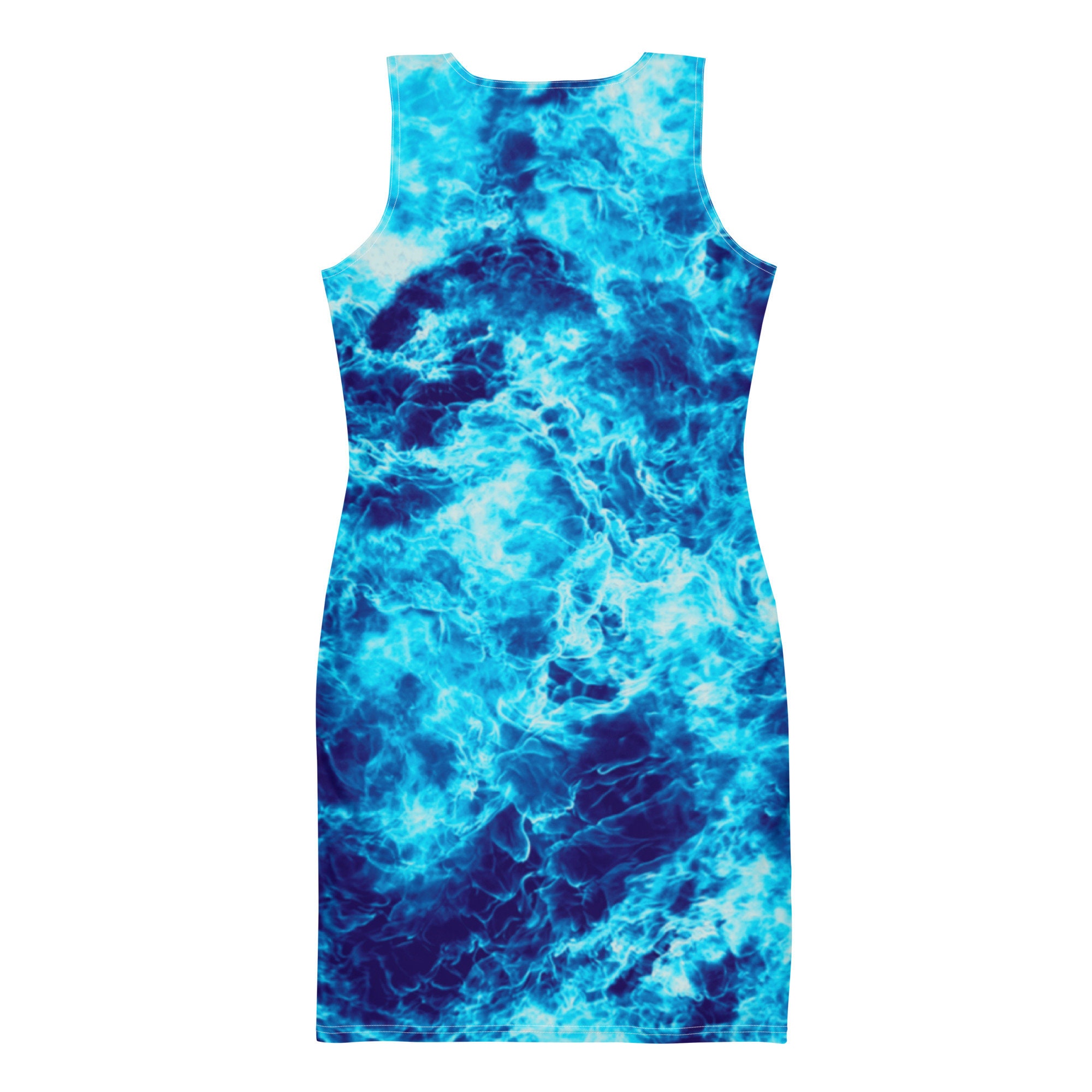 Inferno Blue Fire Flame Sublimation Cut & Sew Dress All Over - Etsy