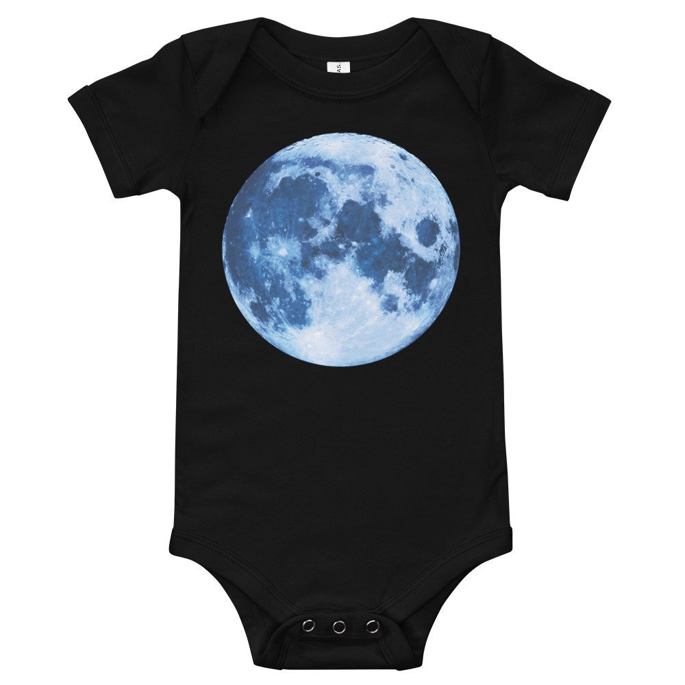 Super Blue Moon Lunar Eclipse Baby Bodysuit Onesie Celestial Galaxy ...