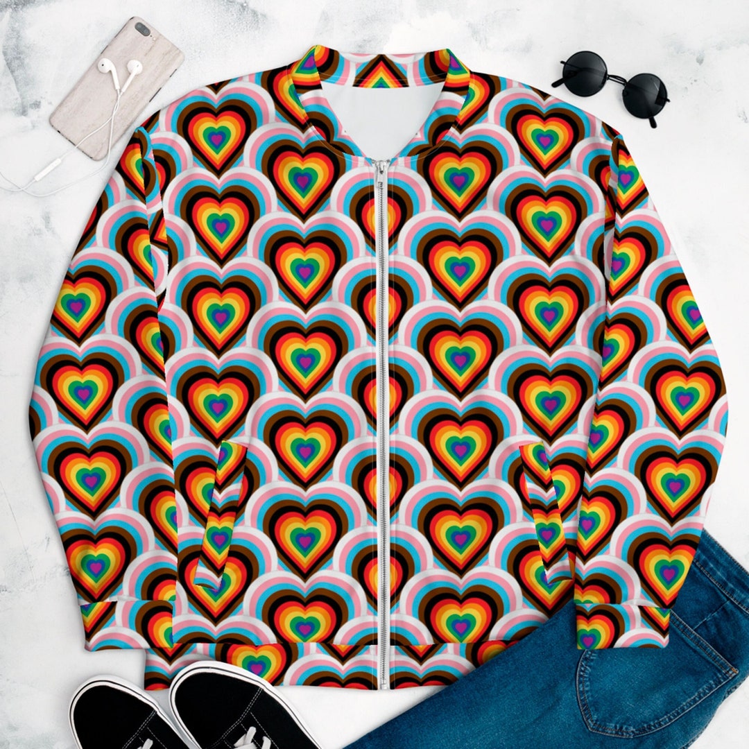 Gay Pride All Inclusive Trans Love Heart Rainbow LGBTQIA+ All Over ...