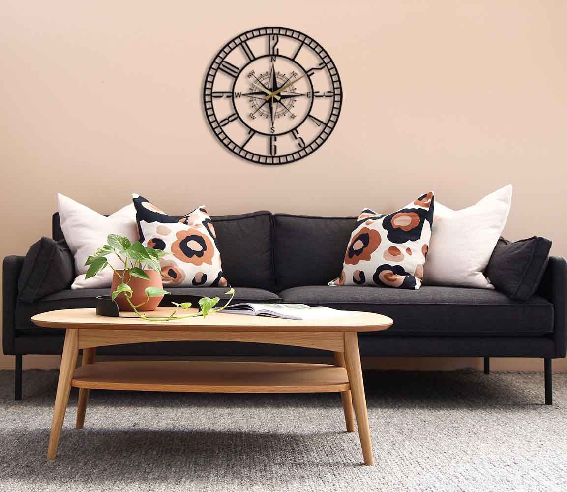 Polaris Oversized Compass Wall Clock 80cm-90cm Extra Large | Etsy