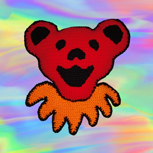 Dead Head Bear Pillow Crochet Pattern - Etsy