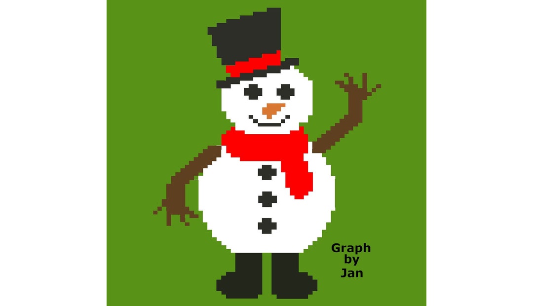 Snowman Graph - Etsy