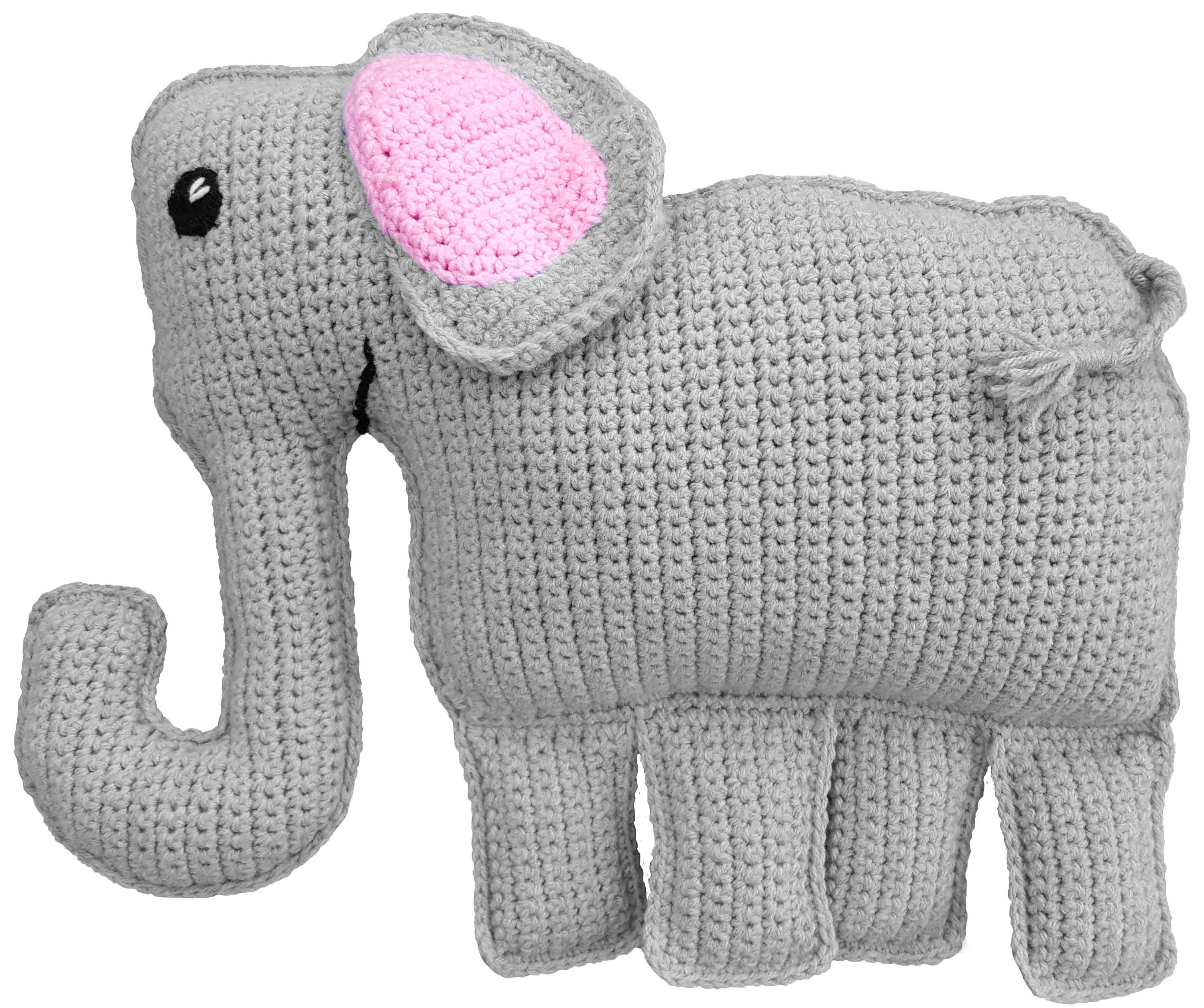 Ellie Elephant Pillow Crochet Pattern - Etsy