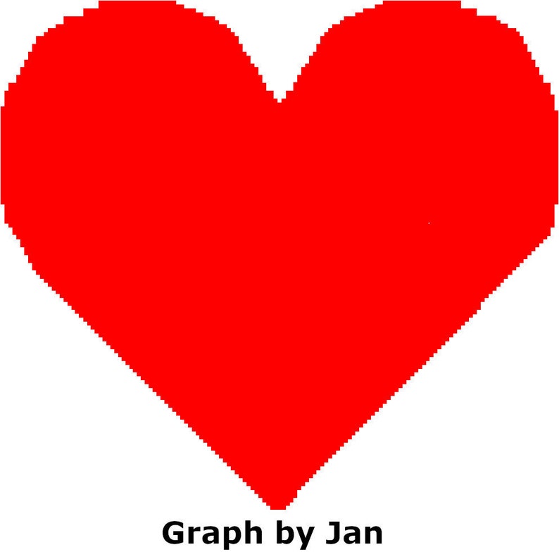Large Heart Graphs Set - Etsy