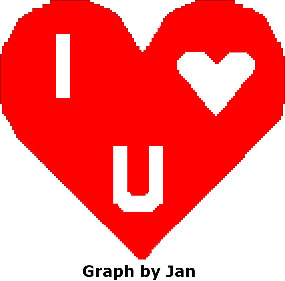 Large Heart Graphs Set - Etsy