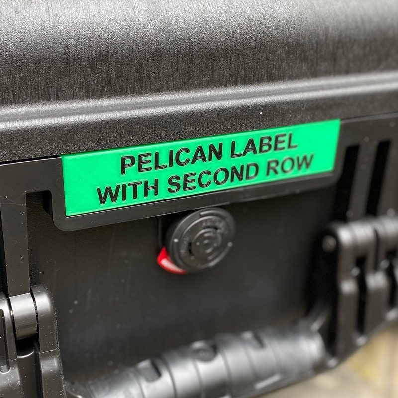 Nameplate for Pelican Case - Etsy