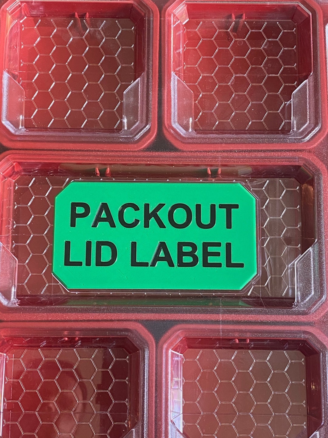 Milwaukee Packout Label - Lid Label Large Text - Etsy